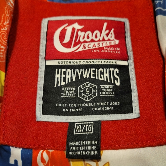 Crooks&Castles | Jackets & Coats | Mens Crookscastles Varsity Jacket ...